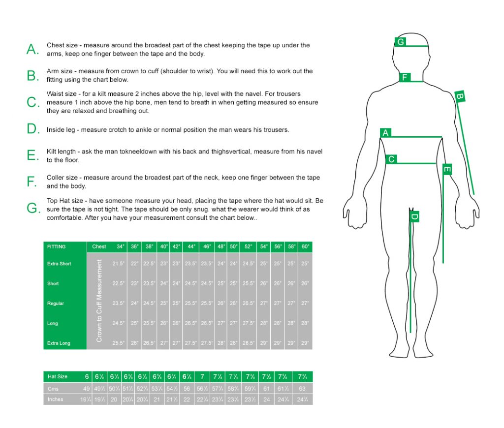 John-Monk-Sizing-Chart - John E. Monk
